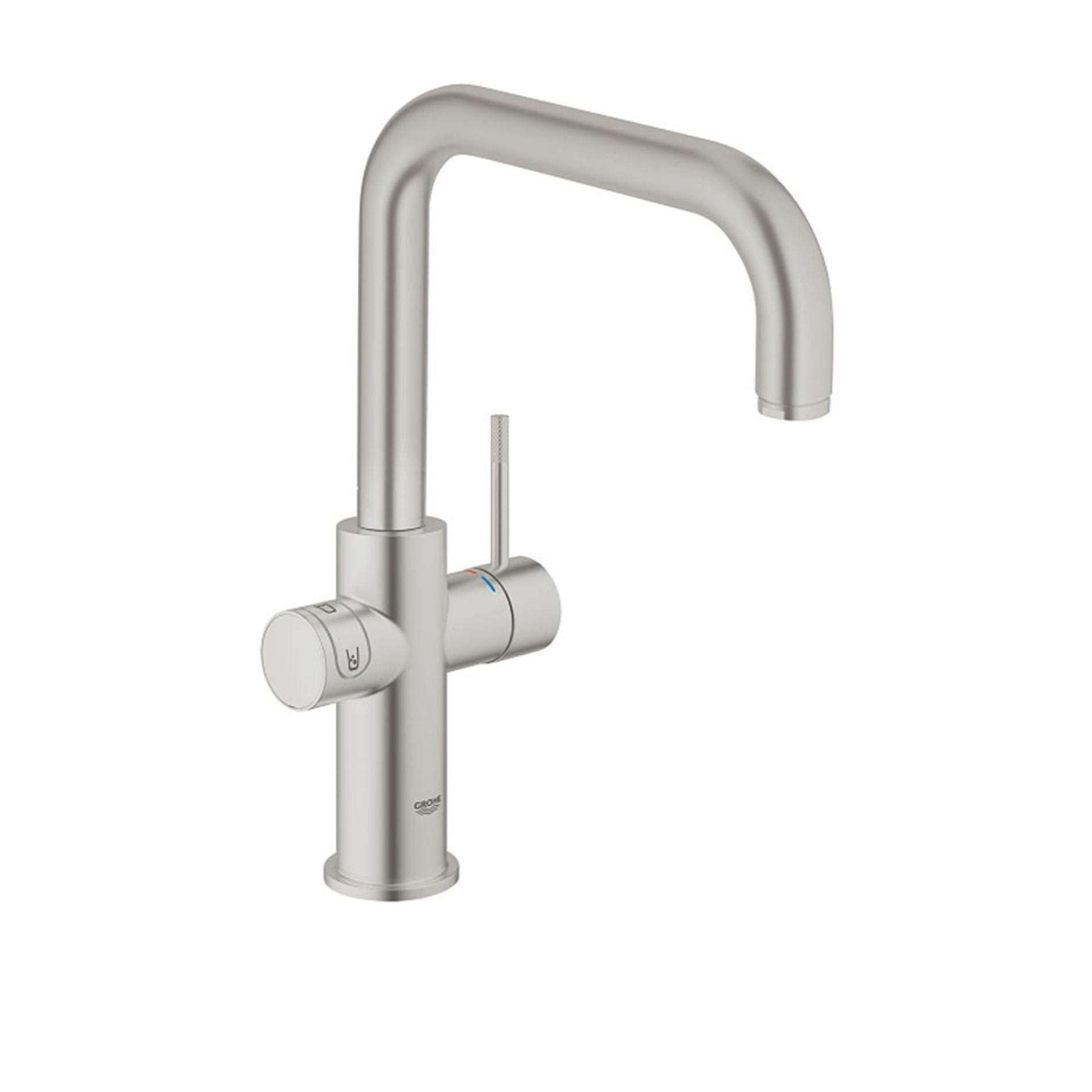 GROHE Blue Duo vandhane med U-tud i Supersteel | Watertrade.dk